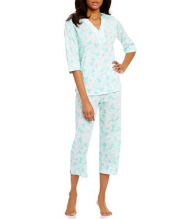 Miss Elaine Floral Pajamas Dillards