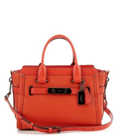 COACH SWAGGER 27 IN PEBBLE LEATHER | Dillards
