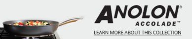 Anolon Accolade Forged Hard-Anodized Precision Forge 10-Piece Cookware ...