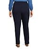 Allison Daley Plus Size Straight Leg Pull-On Pants | Dillard's