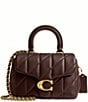 COACH Quilted Tabby Top Handle Clutch | Dillard's