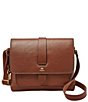 Fossil Kinley Small Fold Over Leather Crossbody Bag | Dillard's