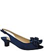 J. Renee Leonelle Embellished Bow Slingback Peep Toe Pumps | Dillard's