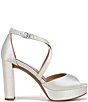 Naturalizer Melody Satin Platform Dress Sandals | Dillard's