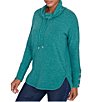Ruby Rd. Knit Cowl Collar Long Sleeve Cozy Top | Dillard's