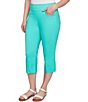 Ruby Rd. Stretch Straight Leg Pull-On Capri Pants | Dillard's