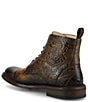 Taft Men's Rome Floral Embossed Leather Cap Toe Boots | Dillard's