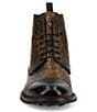 Taft Men's Rome Floral Embossed Leather Cap Toe Boots | Dillard's
