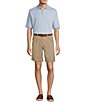 Roundtree & Yorke The Cloud Short Classic Fit 9" Pleated Washed Chino ...