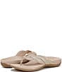 Vionic Bella Braid Leather Thong Sandals | Dillard's