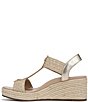Vionic Calera Leather Wedge Espadrille Sandals | Dillard's
