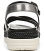 Vionic Mar Leather Cross Banded Espadrille Platform Sandals | Dillard's
