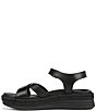 Vionic Mar Leather Cross Banded Espadrille Platform Sandals | Dillard's