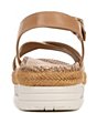 Vionic Mar Leather Cross Banded Espadrille Platform Sandals | Dillard's