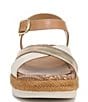 Vionic Mar Leather Cross Banded Espadrille Platform Sandals | Dillard's