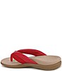 Vionic Shore Leather Trimmed Suede Thong Sandals | Dillard's