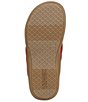 Vionic Shore Leather Trimmed Suede Thong Sandals | Dillard's