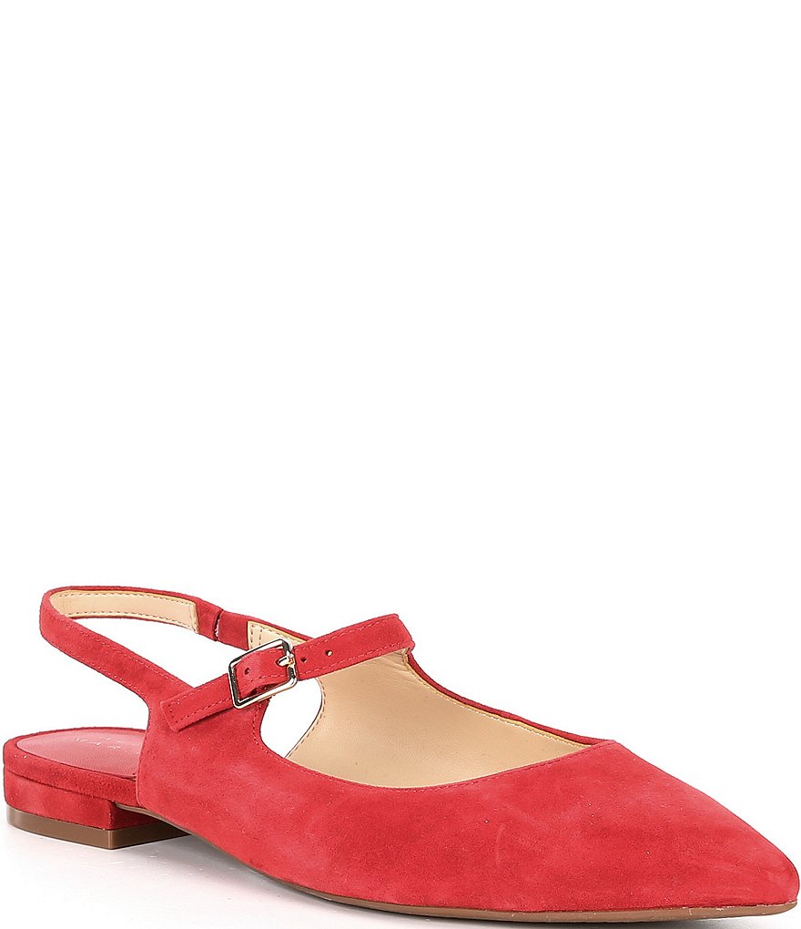 Alex Marie Reeda Suede Slingback Flats | Dillard's