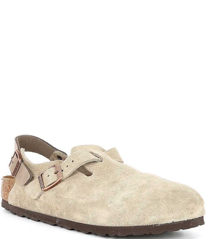 Birkenstock Women's Tokio Suede Back Strap Clogs | Dillard's