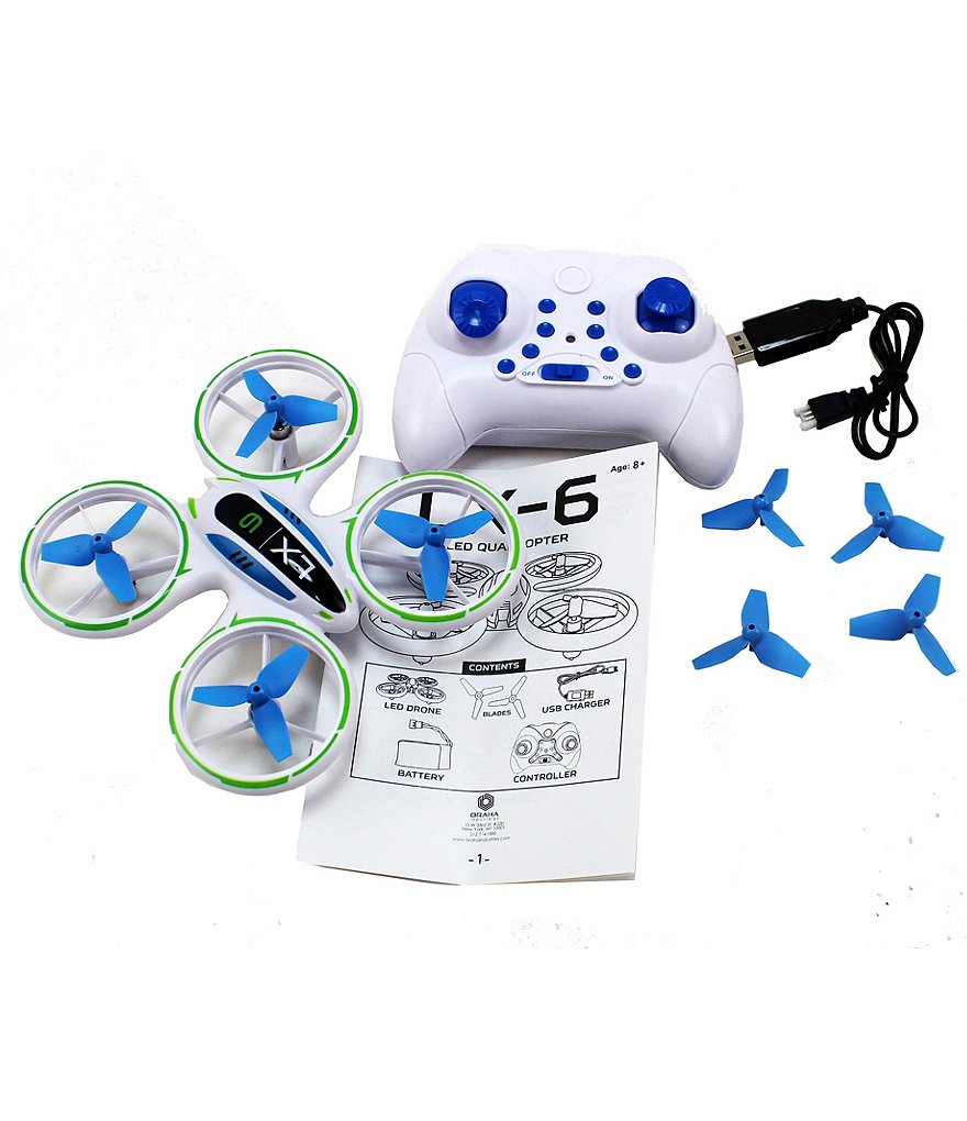 Braha Industries Sky Drones LX6 LED Quadcopter Drone | Dillard's