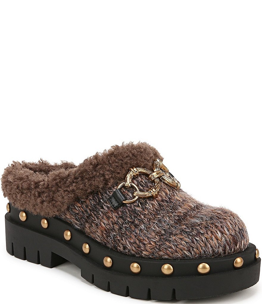 Circus NY by Sam Edelman Annie Cozy Knit Chain Bit Platform Clogs ...
