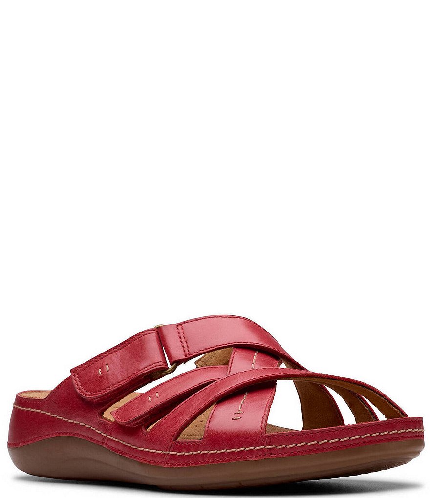 Clarks Artisan Cecily Slide Leather Sandals Dillard s