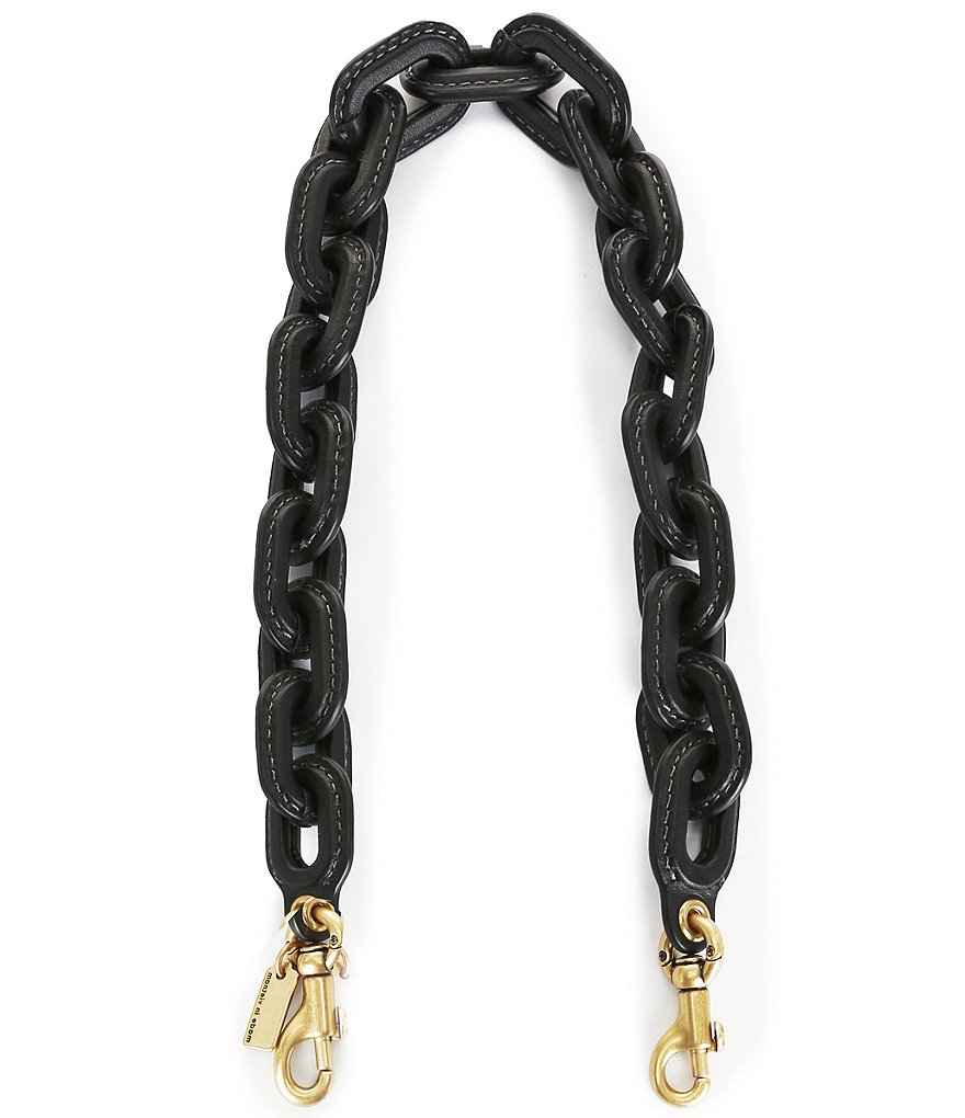 COACH Leather Covered Short Chain Strap | Dillard's