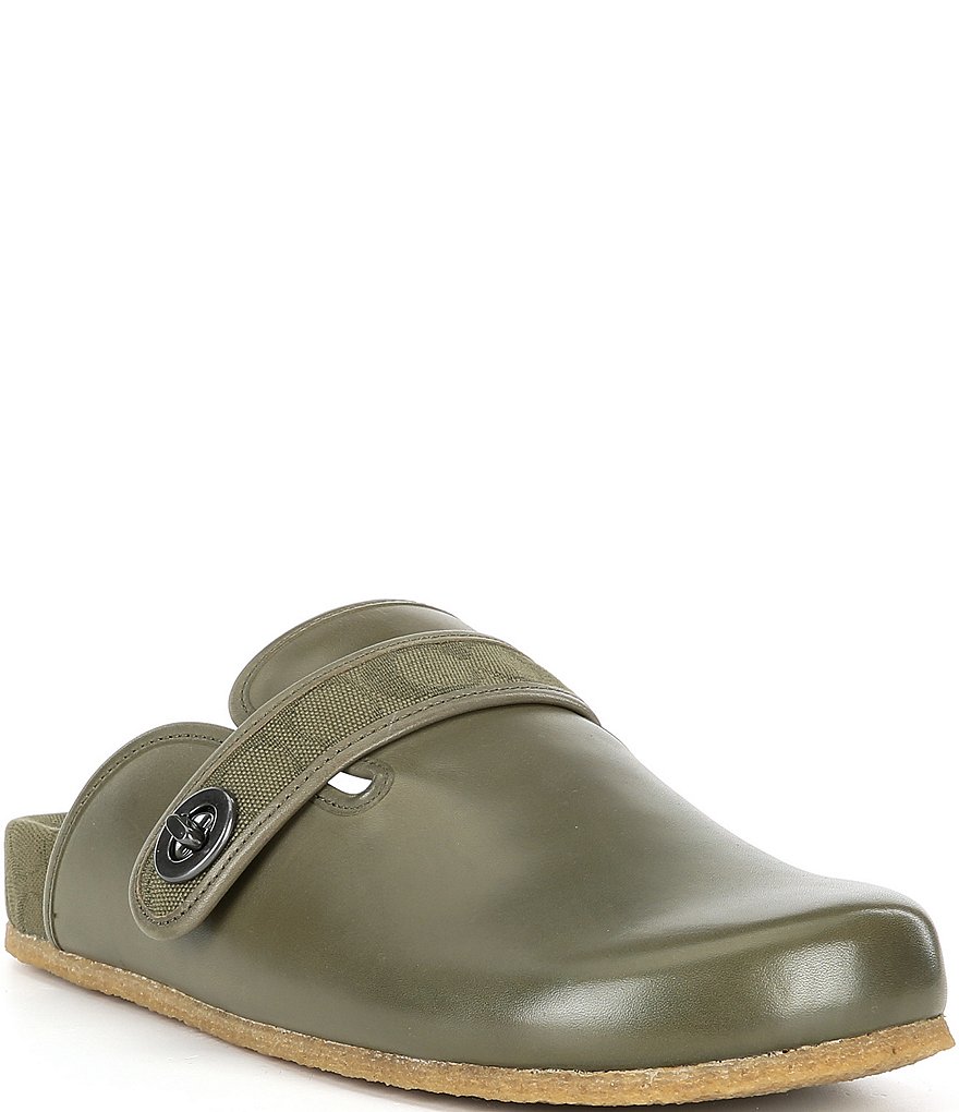 COACH Men's Blake Slip On Leather Clogs | Dillard's