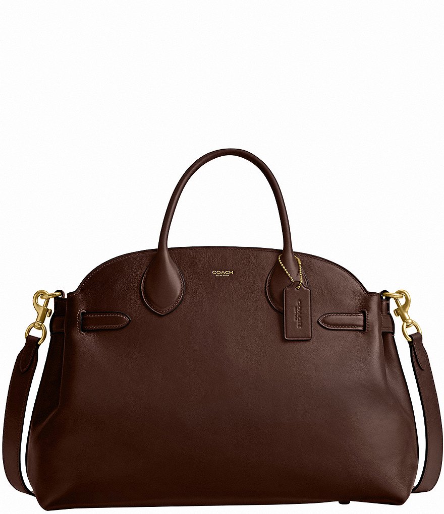 COACH Soft Empire 40 Leather Carryall Satchel Bag | Dillard's COACH Soft Empire 40 Leather Carryall Satchel Bag | Dillard's