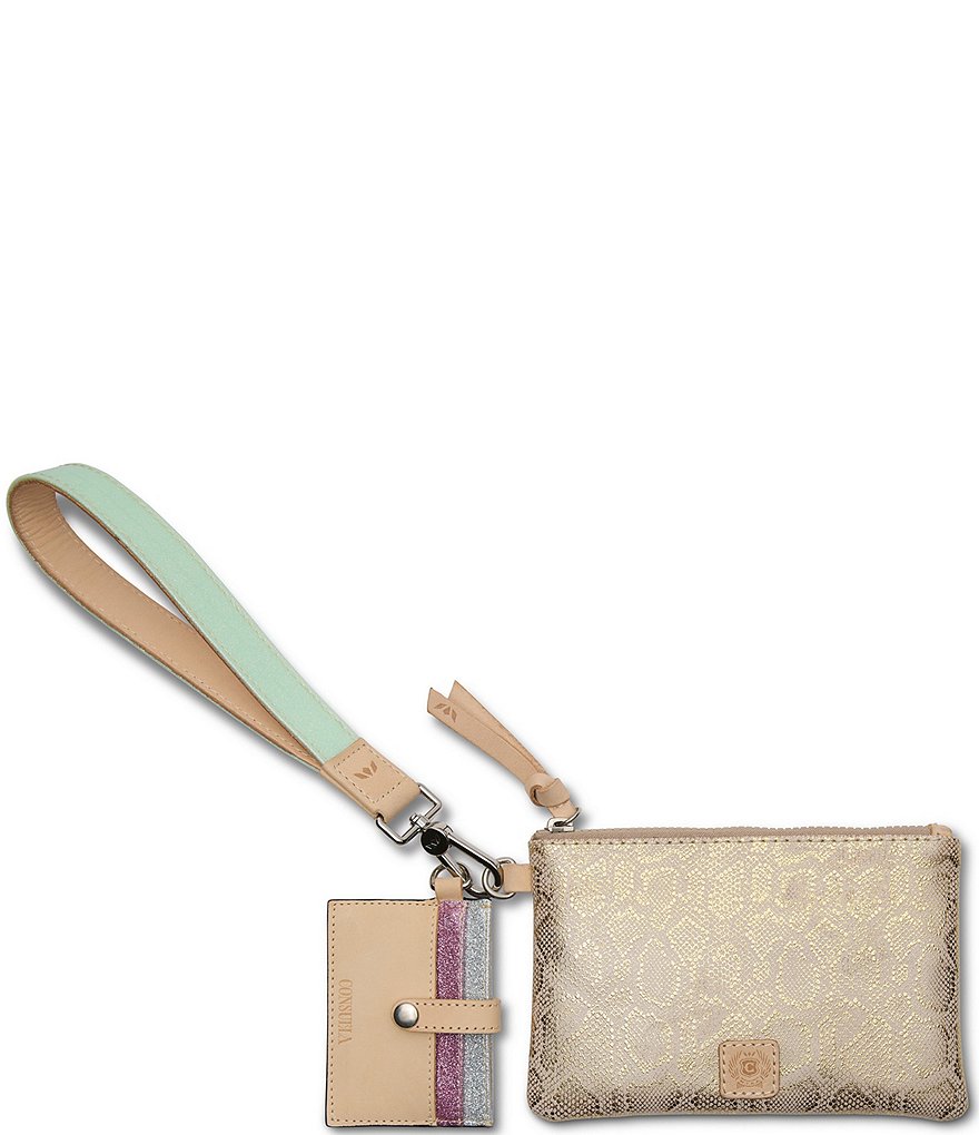 Consuela Leah Combi Mint Green Metallic Wallet | Dillard's