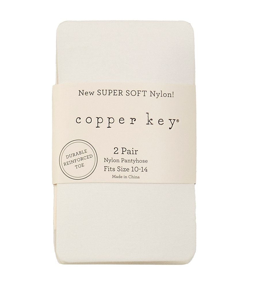 Copper Key Girls 2-16 2-pack Sheer Tights | Dillard's