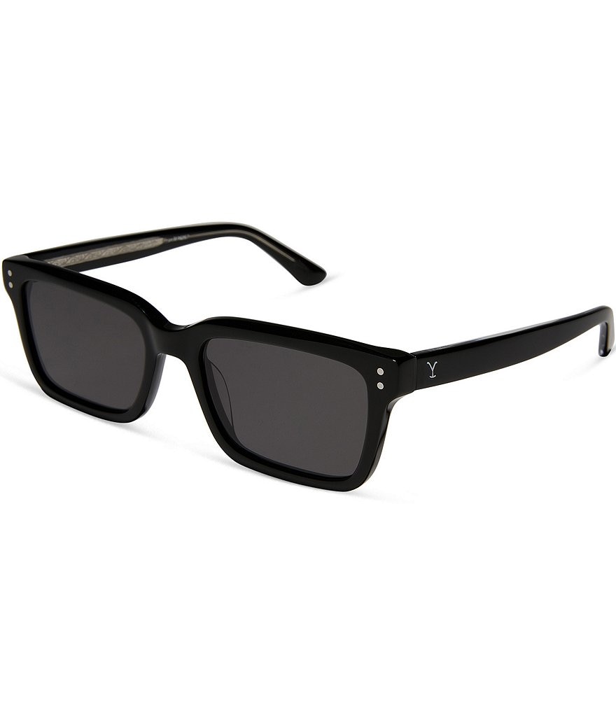 DIFF Eyewear x Yellowstone Unisex John Dutton 54mm Polarized Rectangle ...