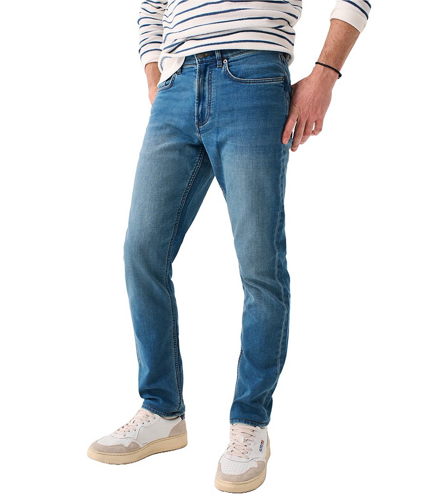 Faherty Slim Fit Stretch Terry 5-Pocket Jeans | Dillard's