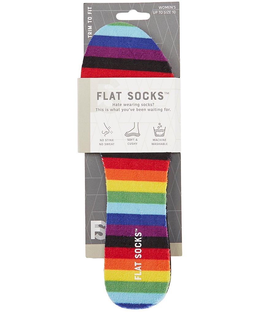 Flat Socks Rainbow Cushioned Liners | Dillard's
