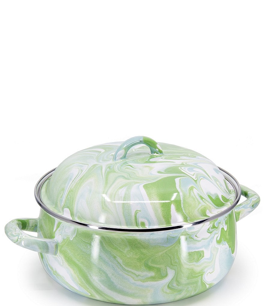 Golden Rabbit Enamelware Modern Monet Dutch Oven | Dillard's