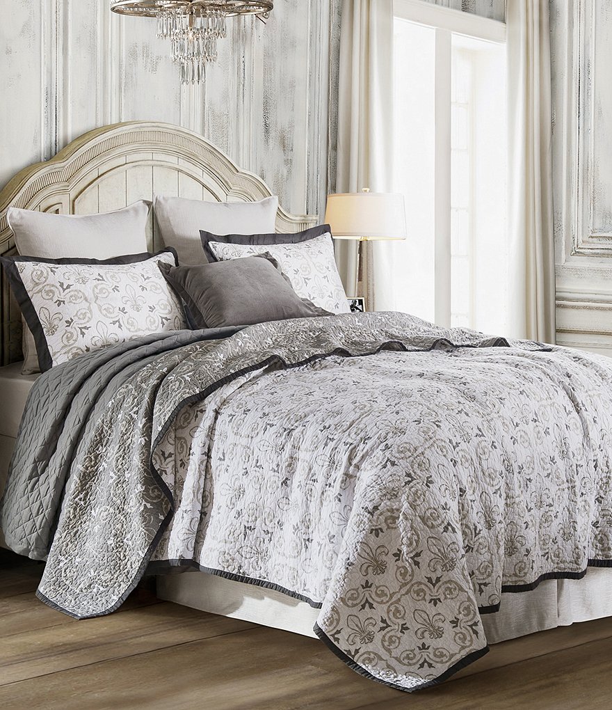 HiEnd Accents Fleur-de-Lis Quilt Mini Set | Dillard's