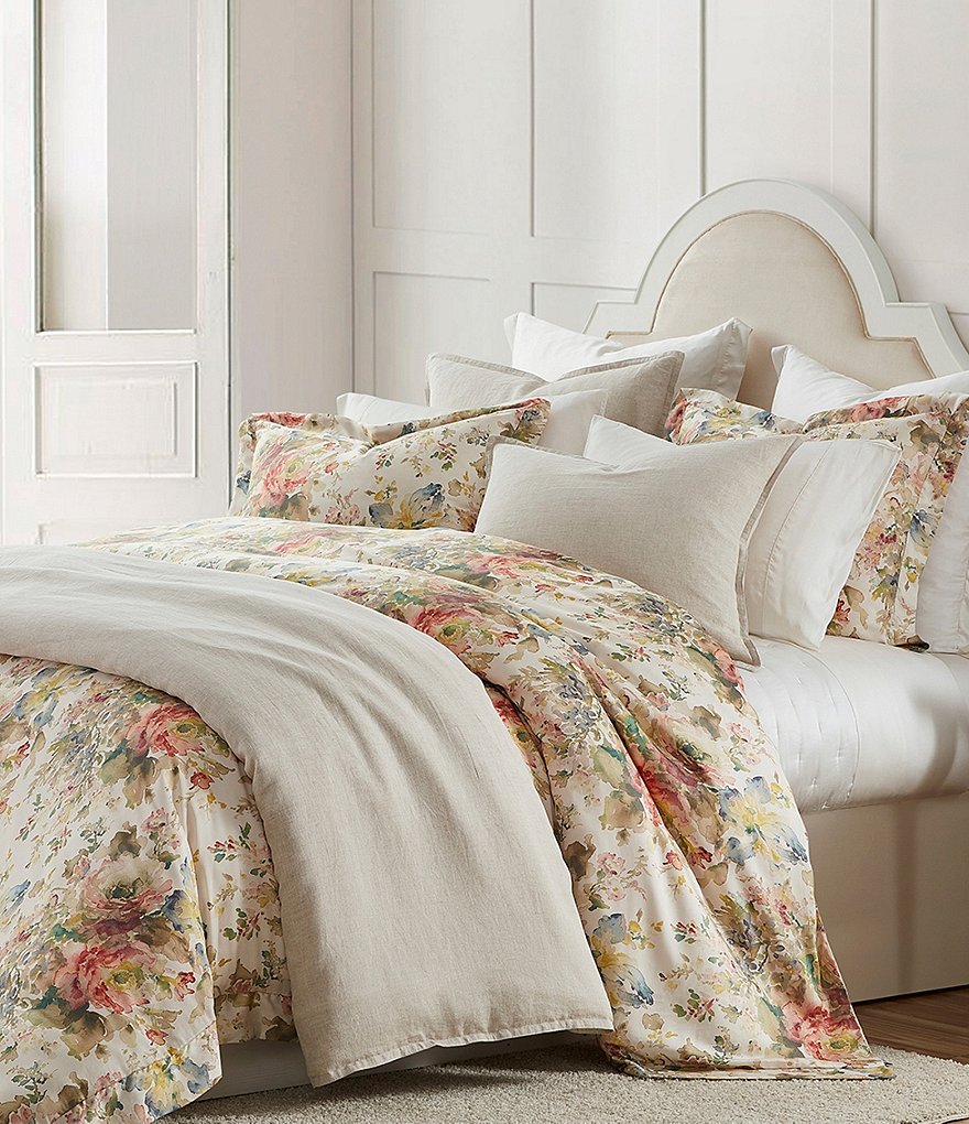 HiEnd Accents Jardin Lyocell Floral Pattern Comforter Mini Set | Dillard's