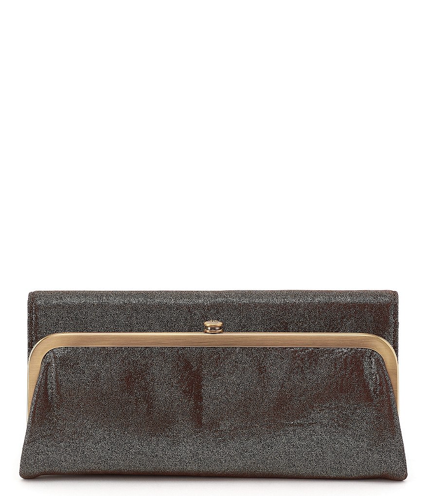 HOBO Rachel Frame Bifold Coffee Galaxy Wallet | Dillard's