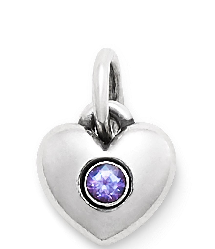 James Avery Keepsake Heart Birthstone with Gem Charm Dillard s