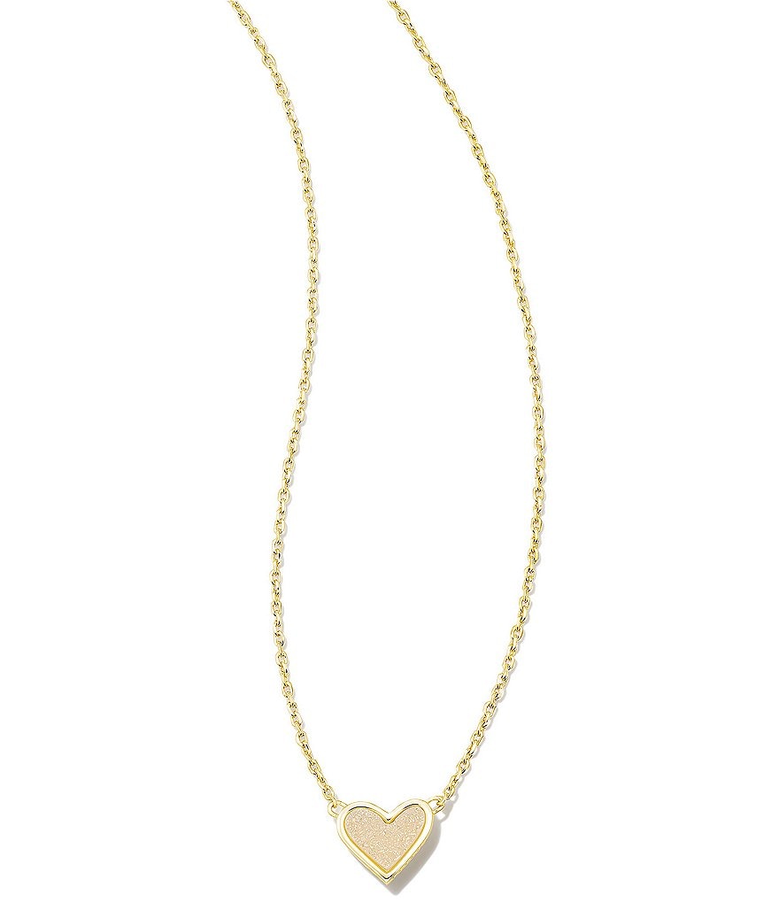 Ari heart gold pendant necklace store