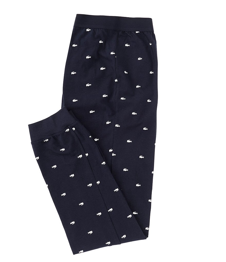Lacoste Croc Logo Blended Fleece Jogger Pants | Dillard's
