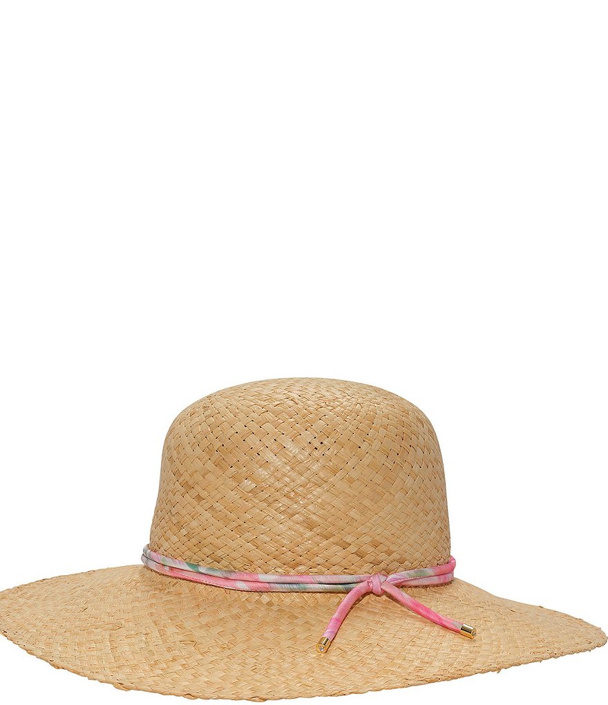 Lauren Ralph Lauren Printed Tie Floppy Sun Hat Dillards