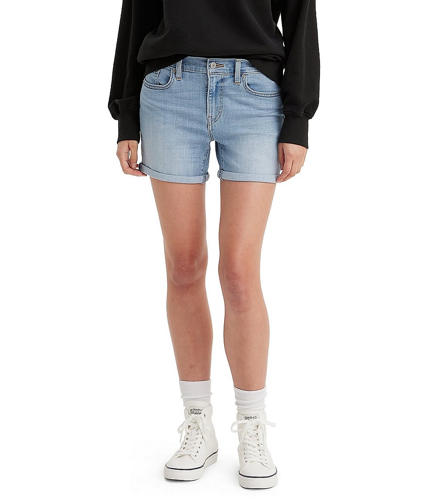 Levi's® Mid Rise Rolled Cuff Shorts | Dillard's