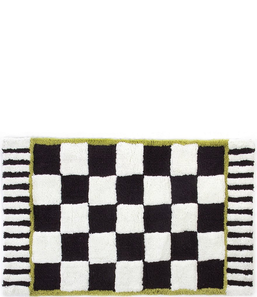 MacKenzie-Childs Courtly Check® Bath Rug | Dillard's