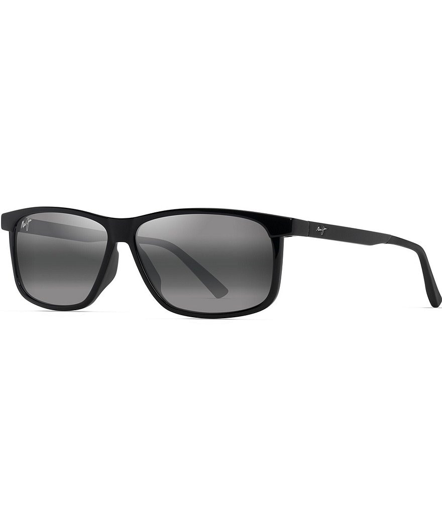 Maui Jim Men's Pulama PolarizedPlus2® 59mm Rectangle Sunglasses