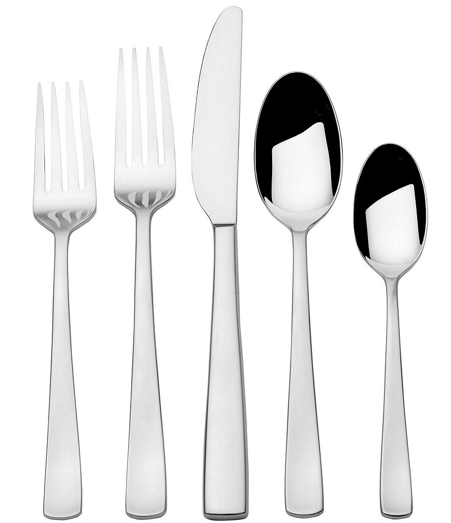 Mikasa Barrett 20-Piece Stainless Steel Flatware Set | Dillard's