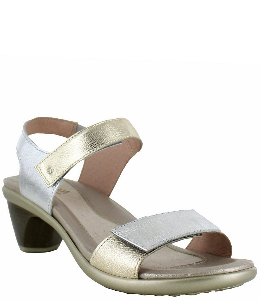 Naot Extant Leather Banded Heeled Sandals | Dillard's