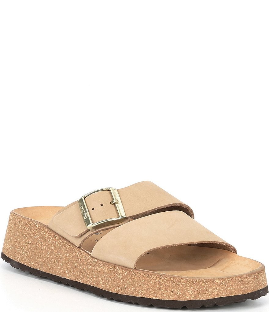 Papillio by Birkenstock Almina Nubuck Leather Platform Sandals | Dillard's