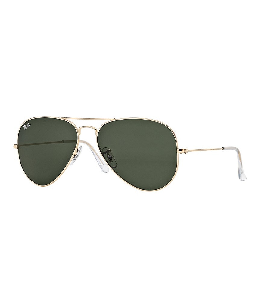 Ray-Ban Double-Bridge Metal Aviator Sunglasses | Dillard's