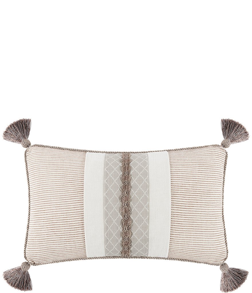 Rose Tree Caesar Tasseled Lumbar Pillow | Dillard's